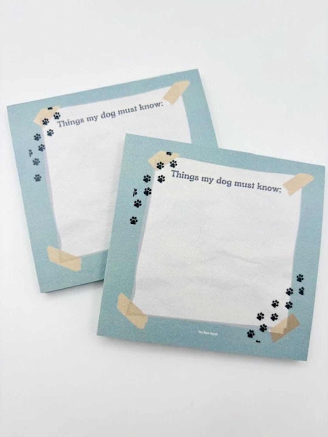 Note for My Dog Sticky Notes - Etsy