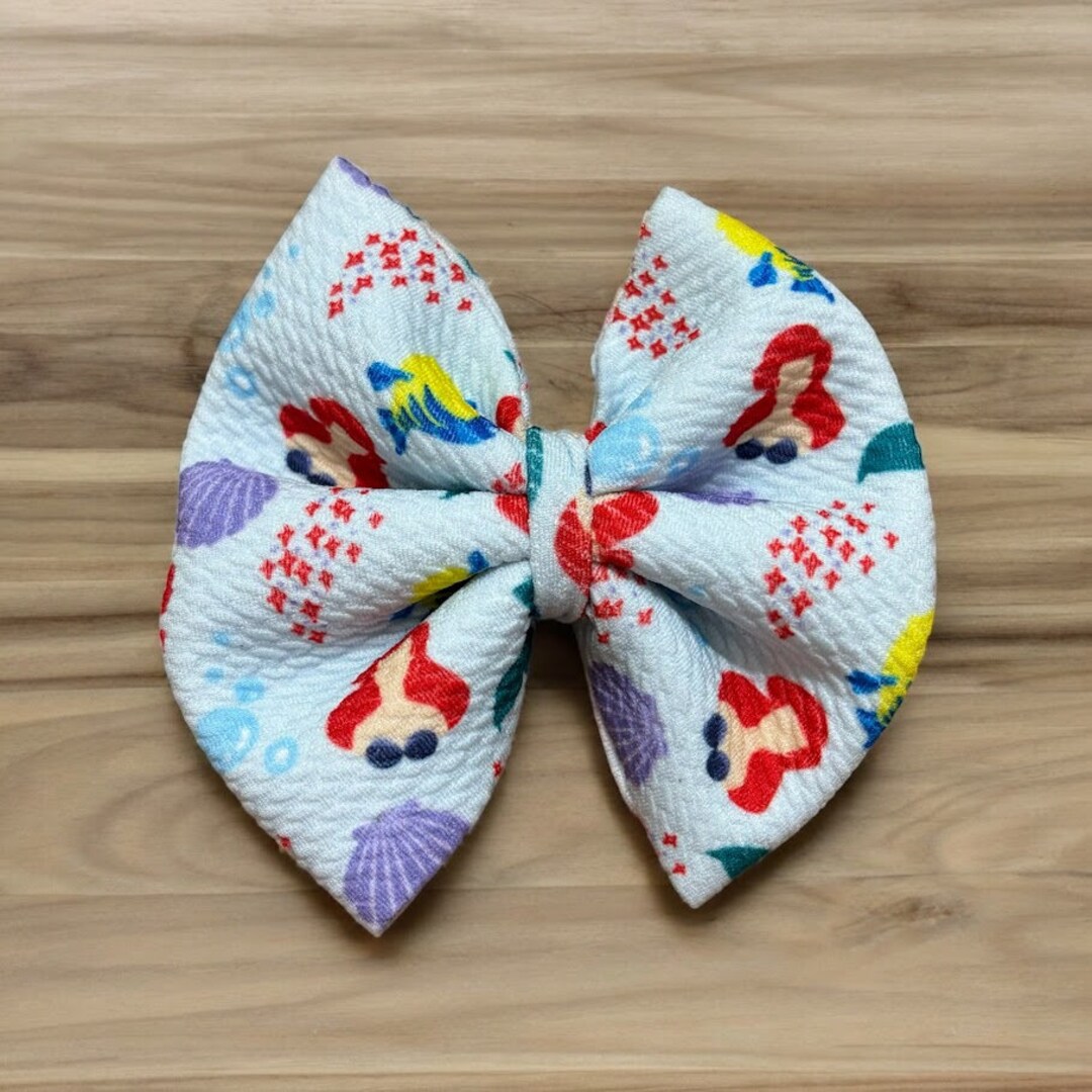 Baby Bows, Mermaid Bow, Ariel Bow, Under the Sea, Onder the Sea Bow - Etsy