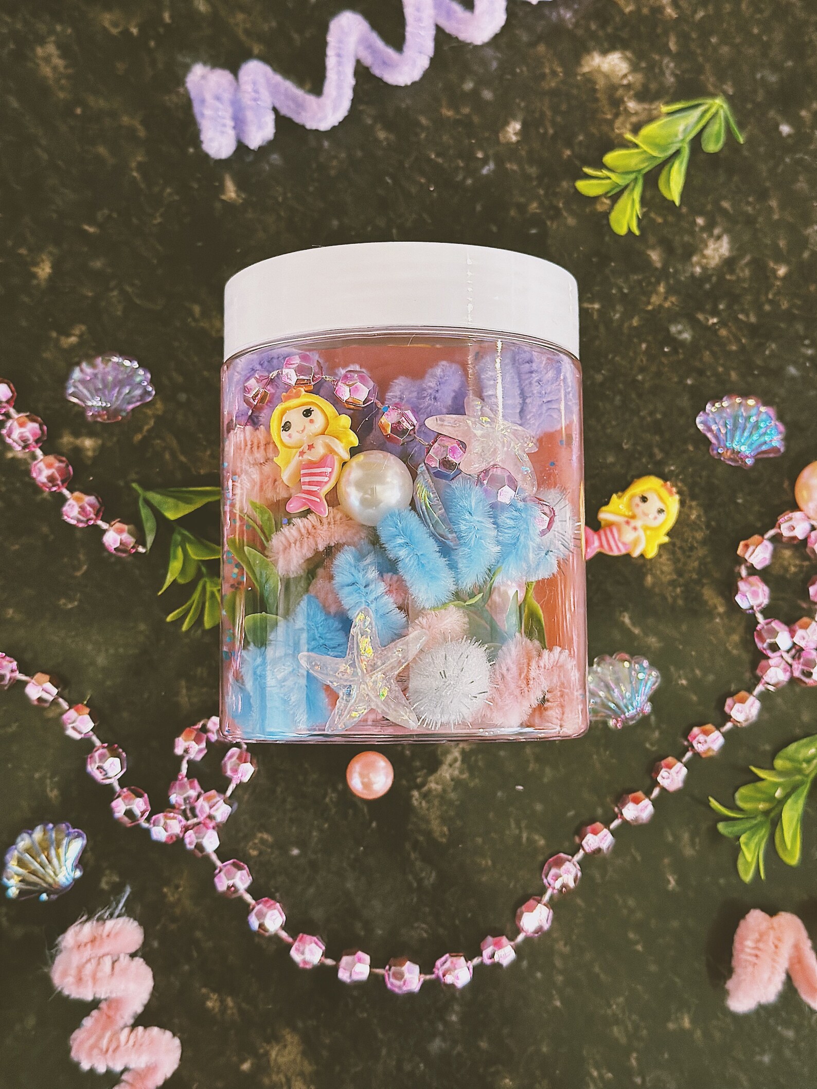 Mermaid Play Dough Sensory Kit - Etsy