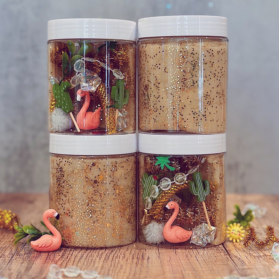 Flamingo Play Dough Sensory Kit - Etsy