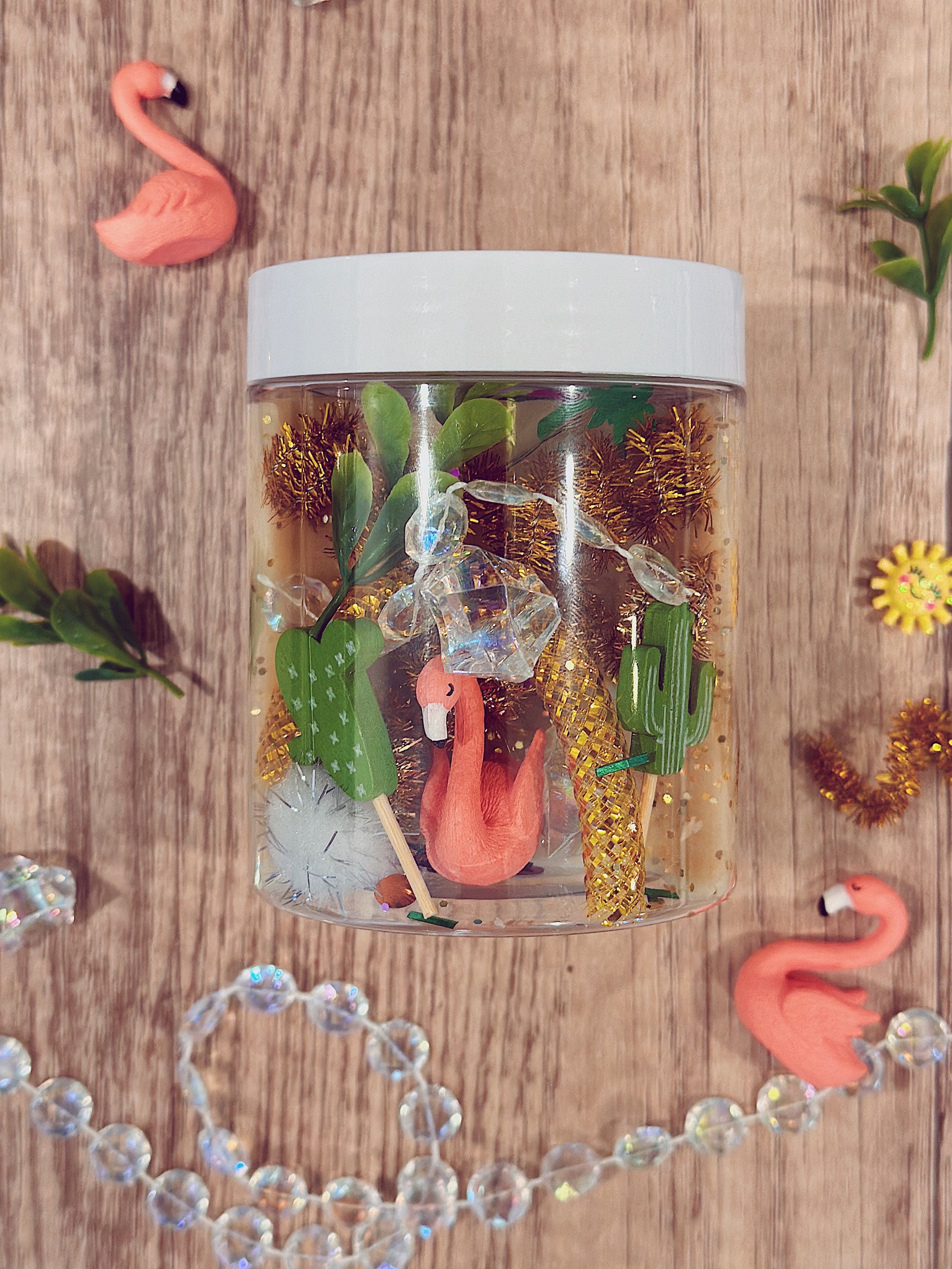 Flamingo Play Dough Sensory Kit - Etsy