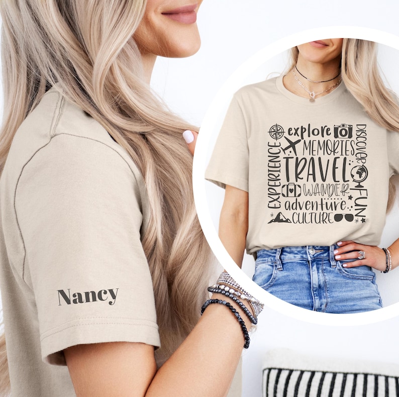 Personalized Travel Shirt Friend Crew Custom Shirt Friend Gift Group ...