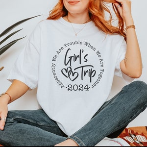 Girls Trip Shirt 2024 Summer Vacation Tee Mothers Gift Family Vacation Shirt Cruise Shirt Travel ...