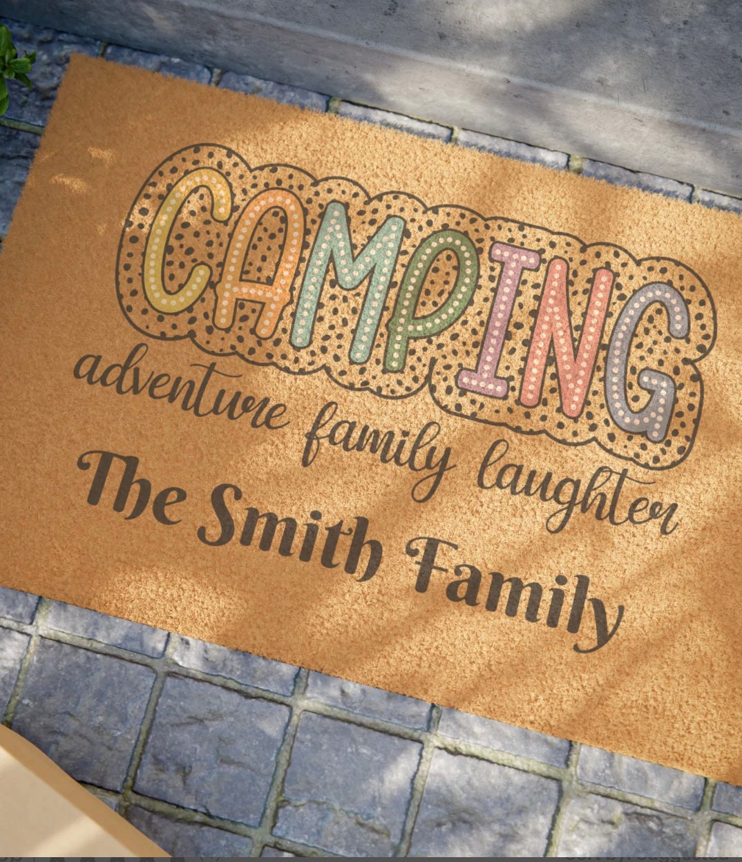 Camping Rug Personalised Camper Rug Family Vacation Camping Rug Friend ...