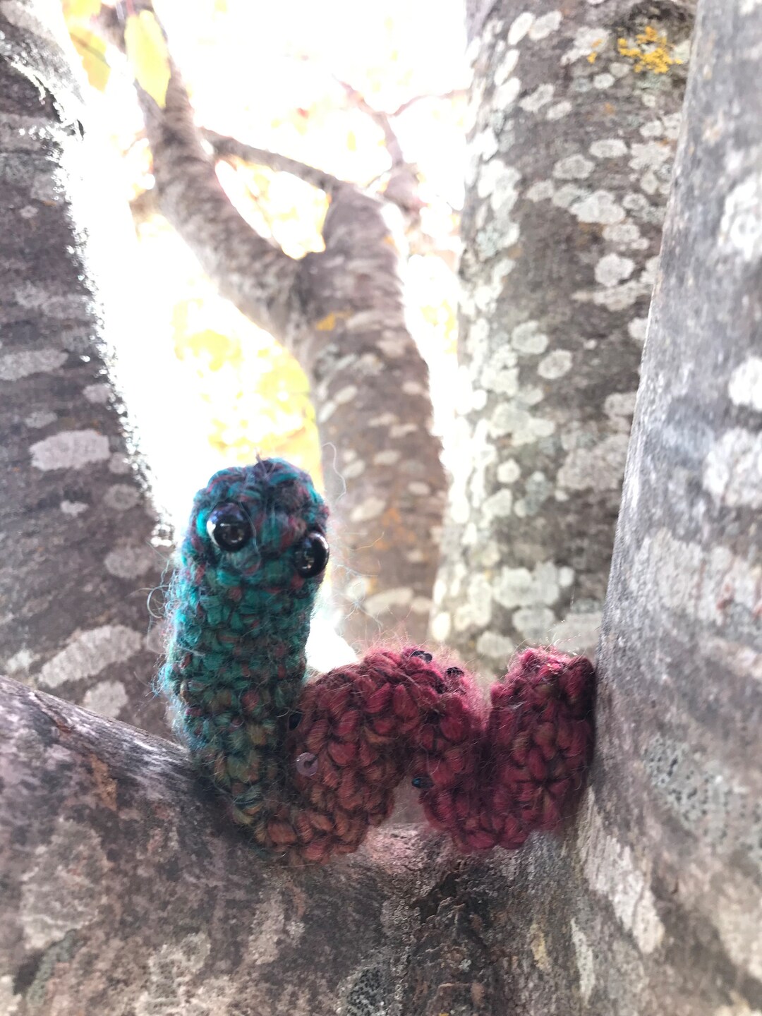 Apple the Inchworm - Etsy