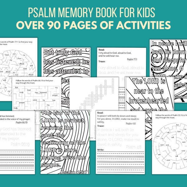 Printable Psalms Scripture - Etsy