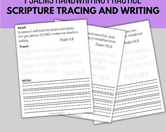 Character of God Scripture Handwriting Practice Sheets, Printable Bible ...