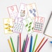 Number Flash Cards for Homeschool Curriculum Educational Cards Animal ...