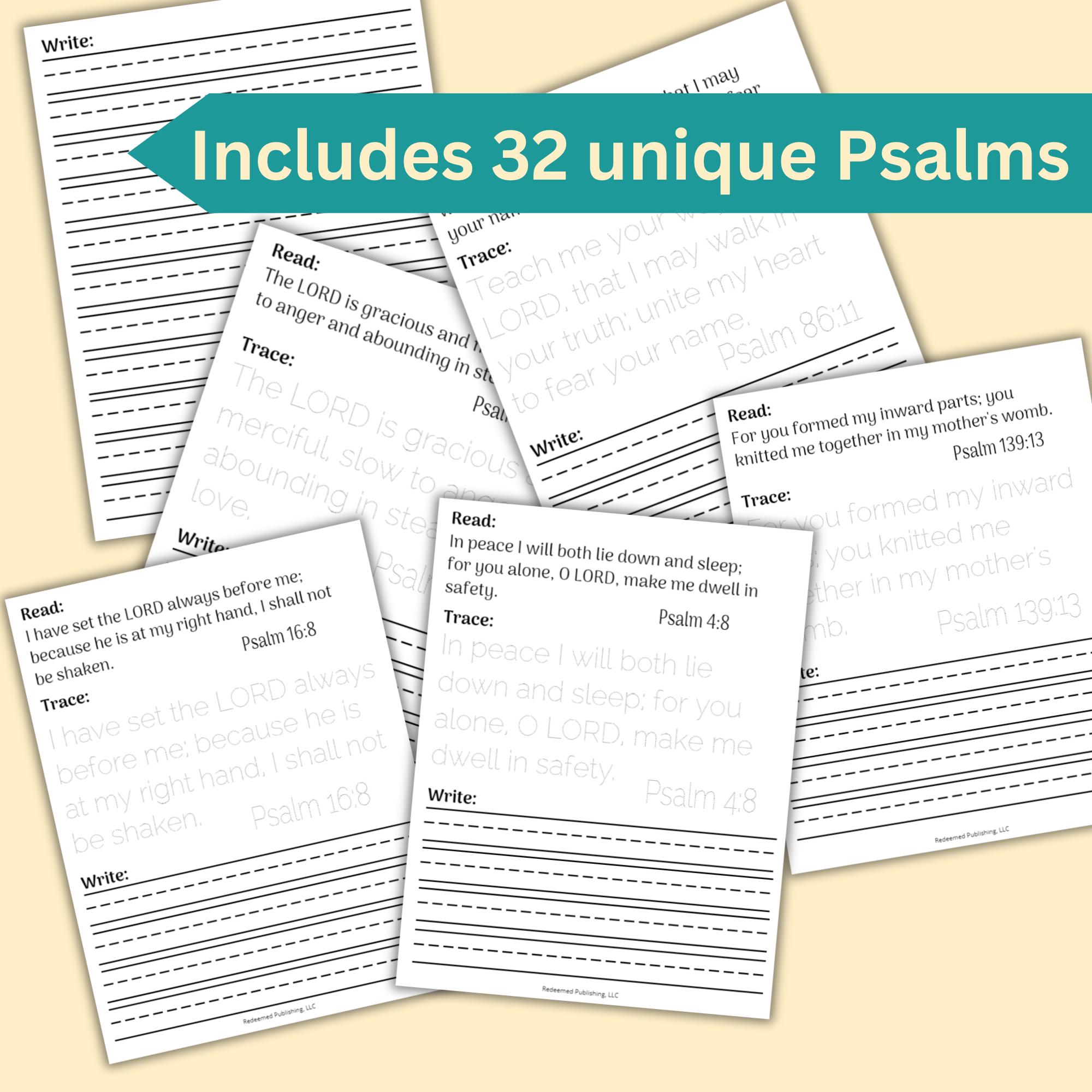 Scripture Handwriting Practice for Kids Instant Download Worksheets ...