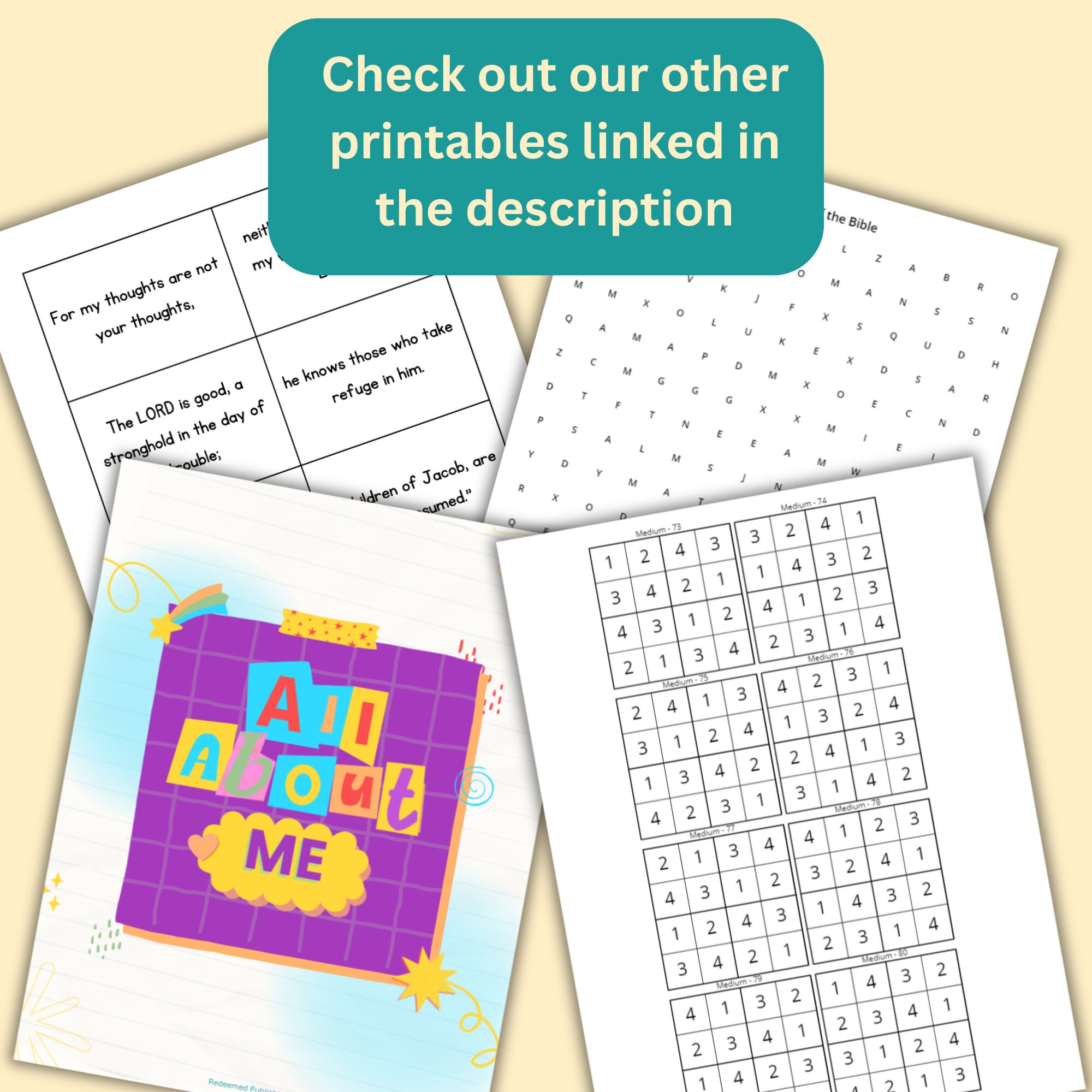 Scripture Memory Book for Kids Handwriting Practice Activity Book of ...