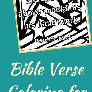 Bible Verse Coloring Bundle for Kids Scripture Memory Verses Printable ...