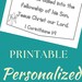 Personalized Verse Coloring Sheet for Children Scripture Memory ...