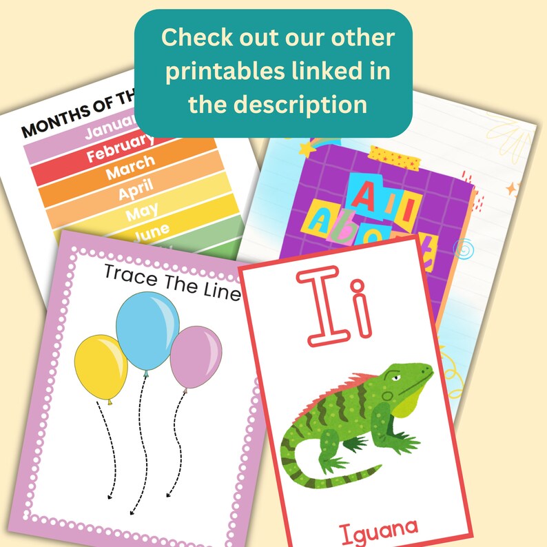 Alphabet Writing Worksheets for Homeschool Kindergarten Learning ...