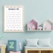 Number Educational Poster for Preschool Math Skills Printable for ...