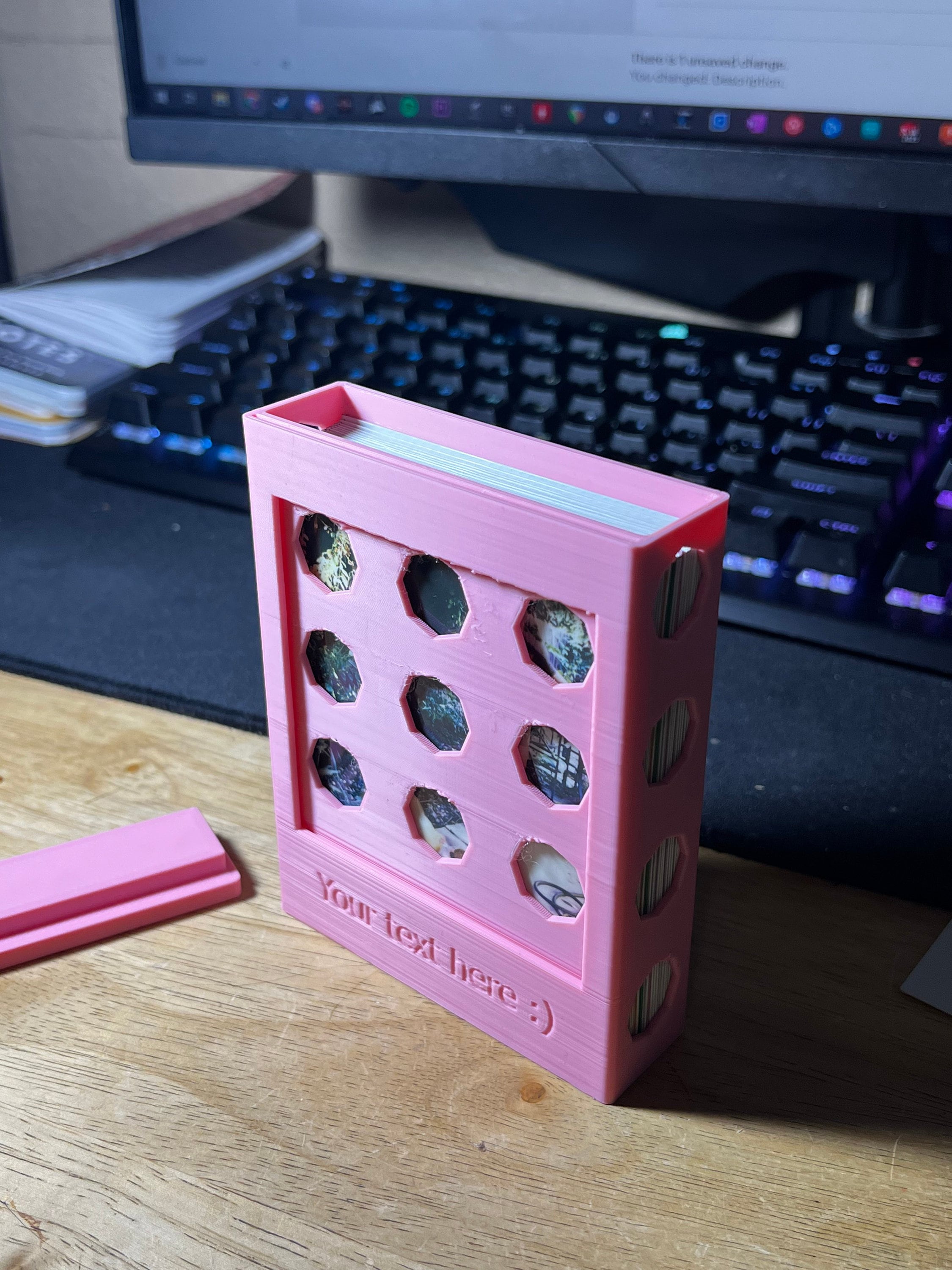 Polaroid Storage Box + Frame Holder (customizable) - Etsy