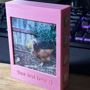 Polaroid Storage Box + Frame Holder (customizable) - Etsy