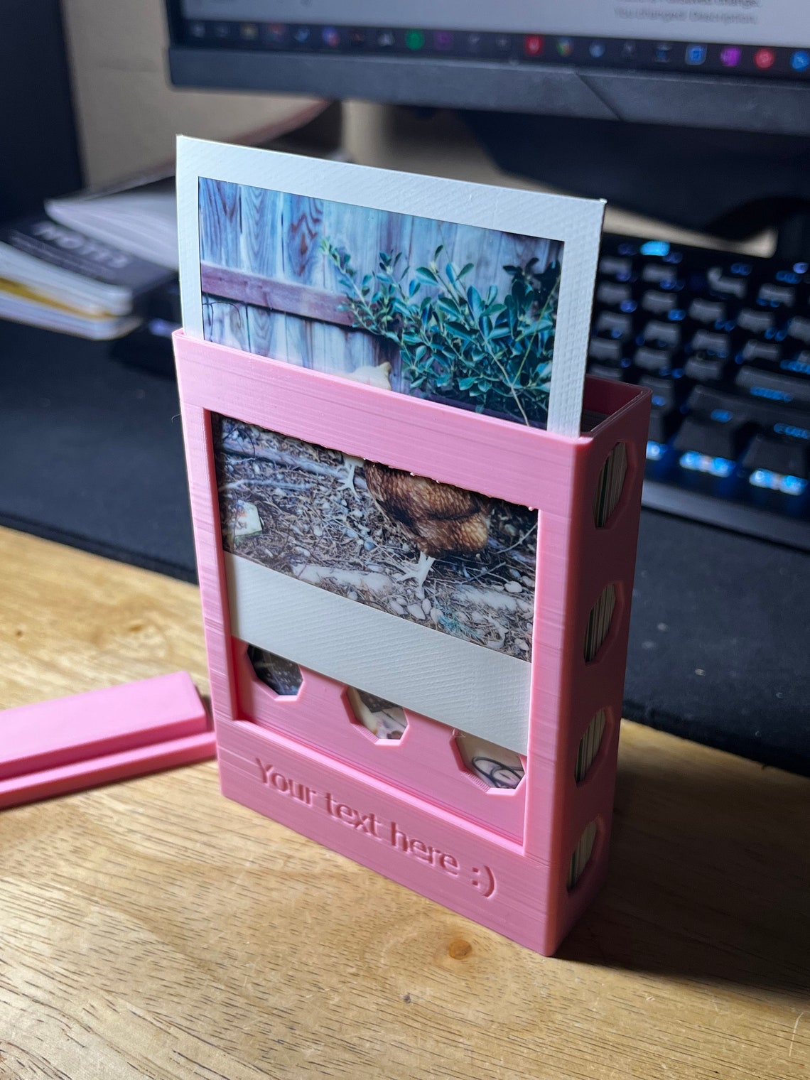 Polaroid Storage Box + Frame Holder (customizable) - Etsy