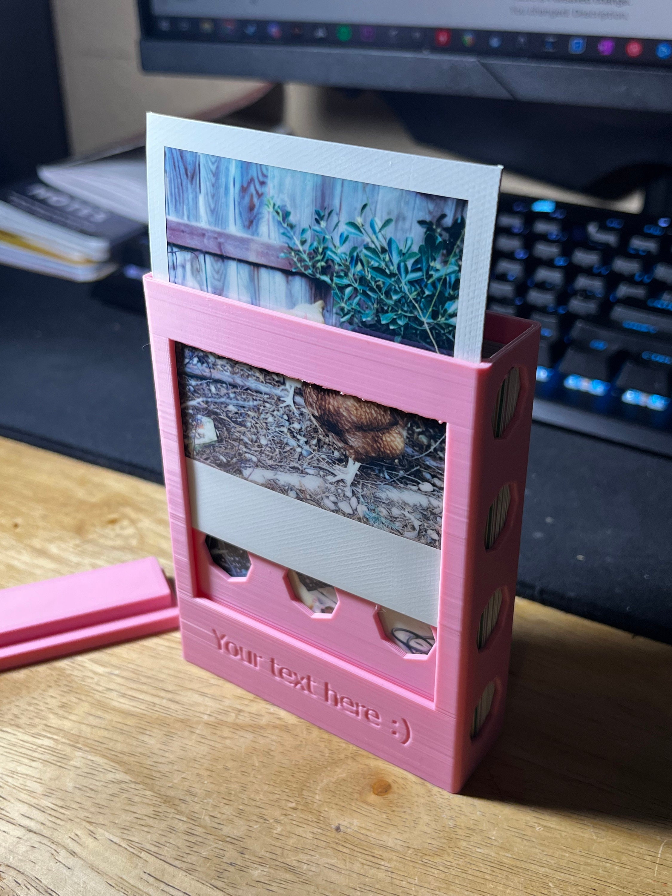 Polaroid Storage Box + Frame Holder (customizable) - Etsy