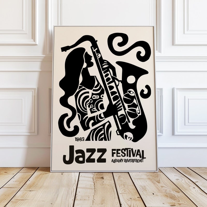 Vintage Jazz Poster - Etsy