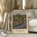 French Countryside Vintage Travel Poster Print - Provence Lavender ...