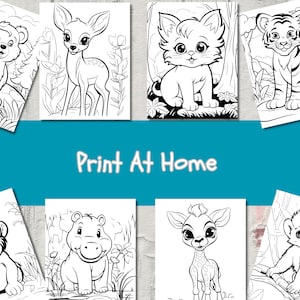 25 Baby Wild Animals Coloring Pages for Kids | Coloring Pages ...