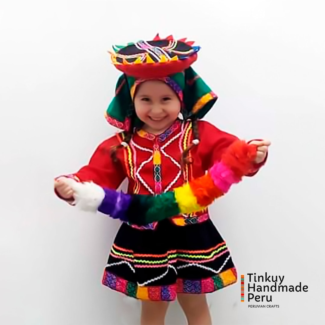 Typical Peruvian Dress, Girl Dress From Peru 2-10 Years, Peruvian Dress ...