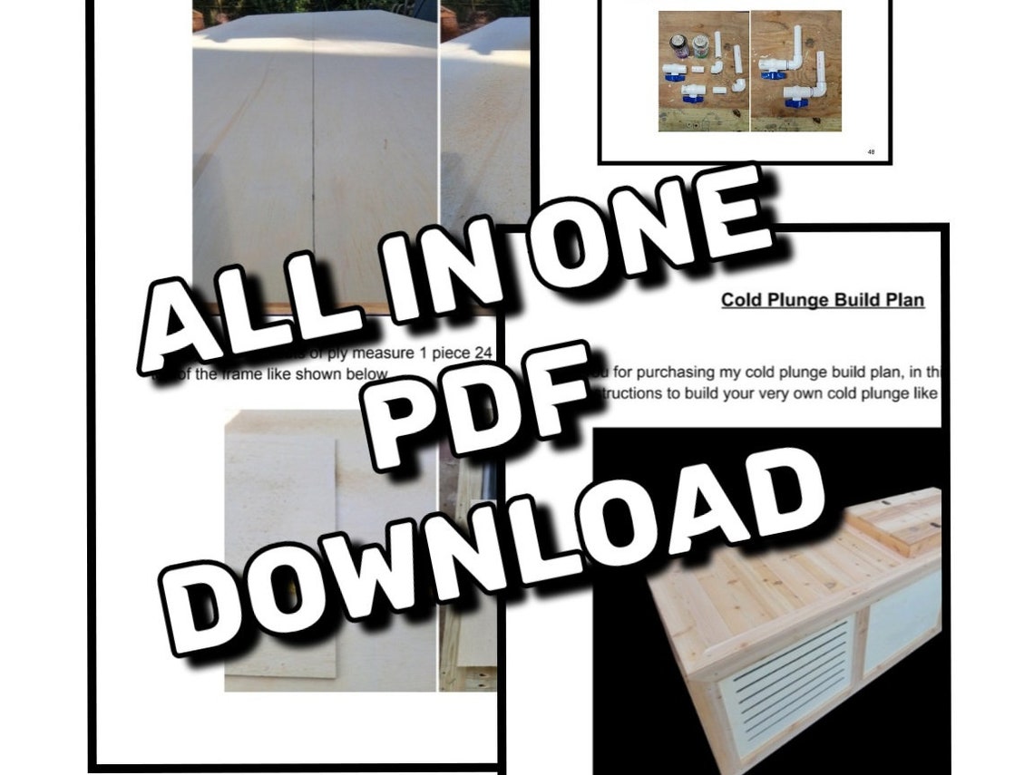 Cold Plunge, Ice Bath, DIY Cold Plunge, Build Plan, Digital Download ...