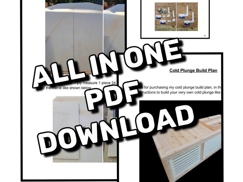 Cold Plunge, Ice Bath, DIY Cold Plunge, Build Plan, Digital Download ...