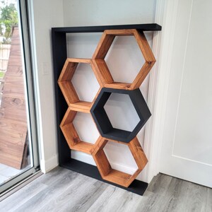 Bookshelf / Hexagon Bookcase / Build Plan - Etsy
