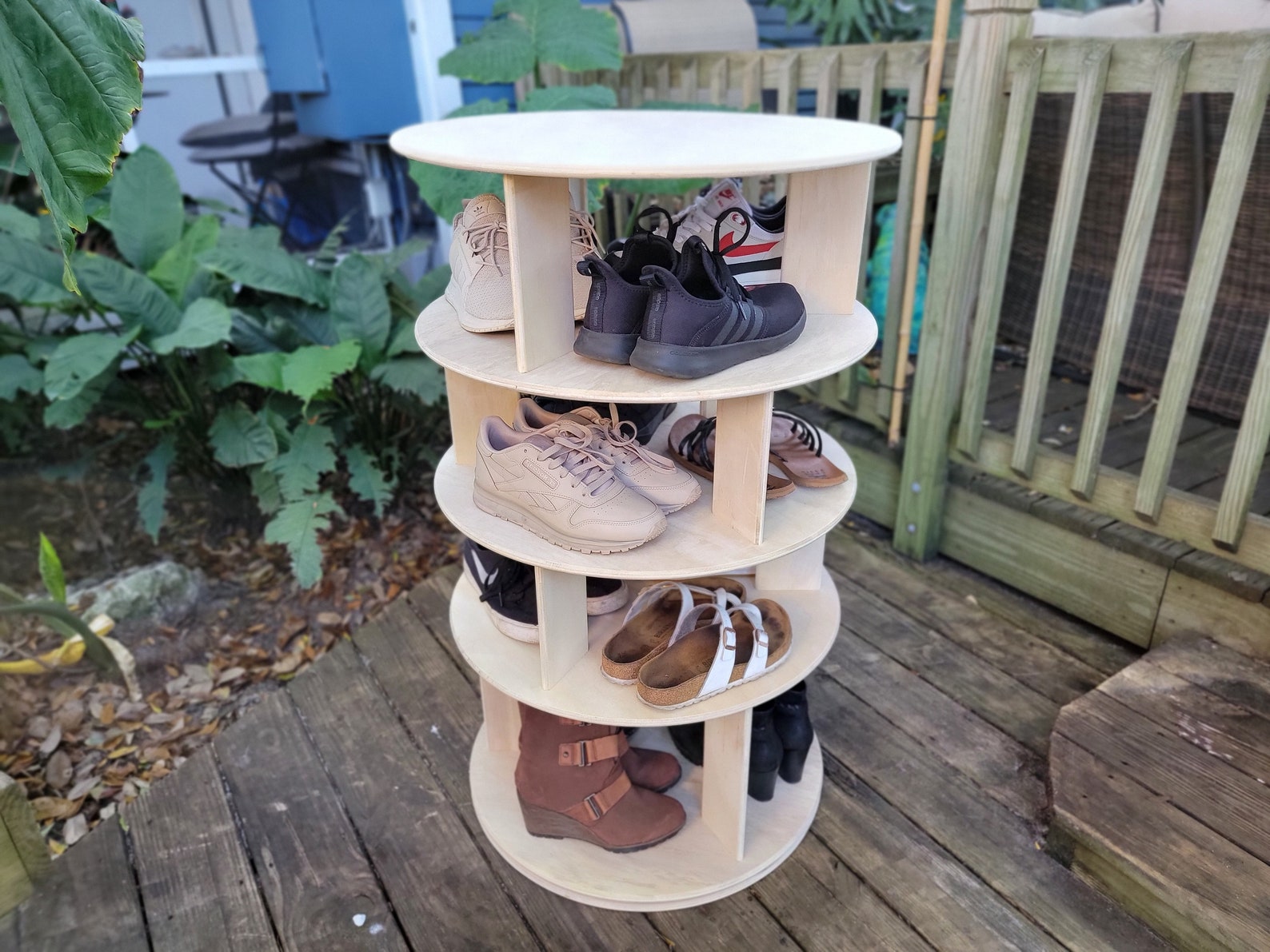 Lazy Susan Shoe Carousel Build Plan / Digital File / PDF Download - Etsy