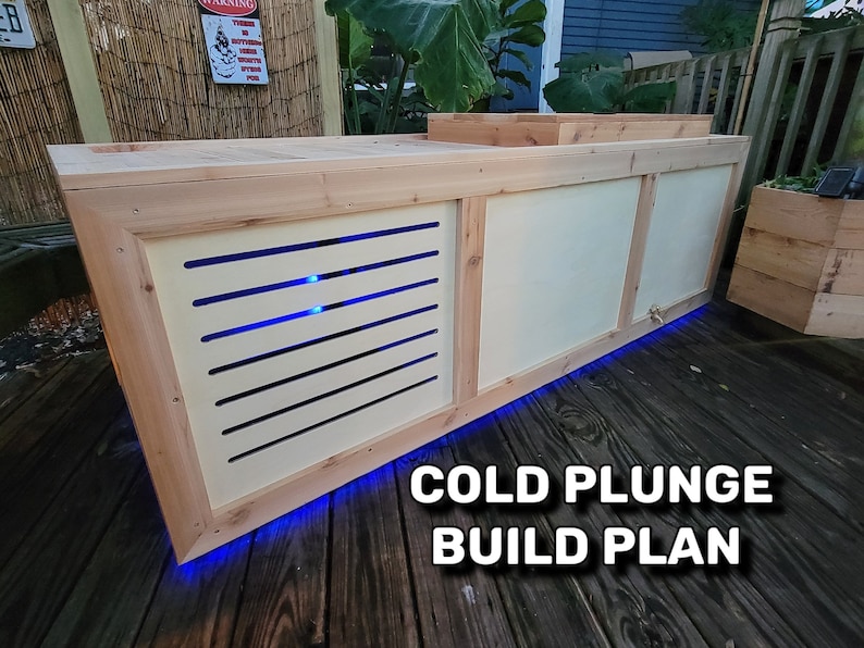 Cold Plunge, Ice Bath, DIY Cold Plunge, Build Plan, Digital Download ...
