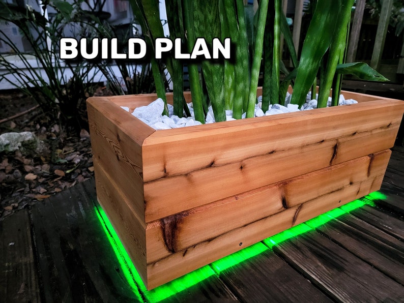 Floating Plant Pot / LED Plant Pot / Build Plan - Etsy