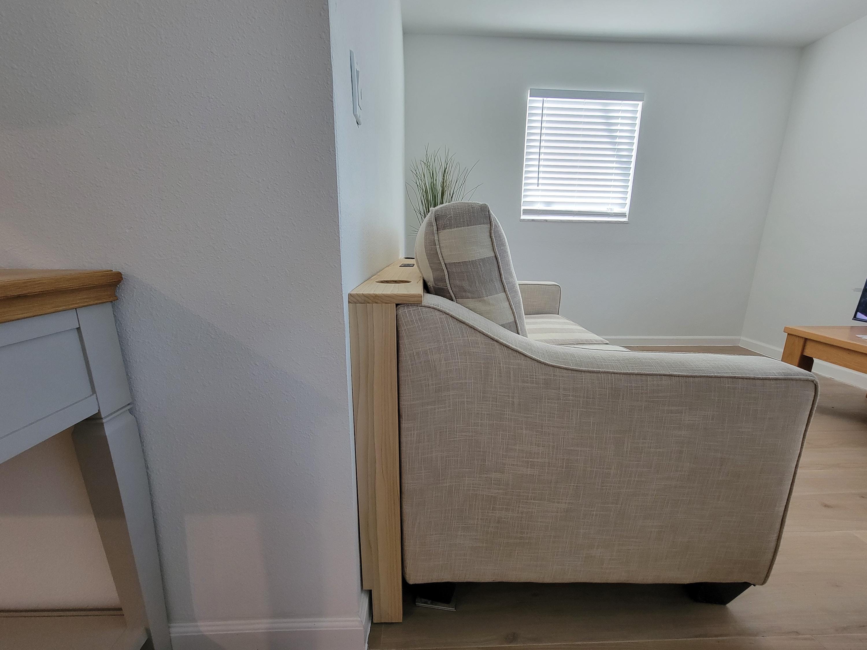 Behind Couch Shelf / Sofa Console Table / Build Plan / PDF Download - Etsy