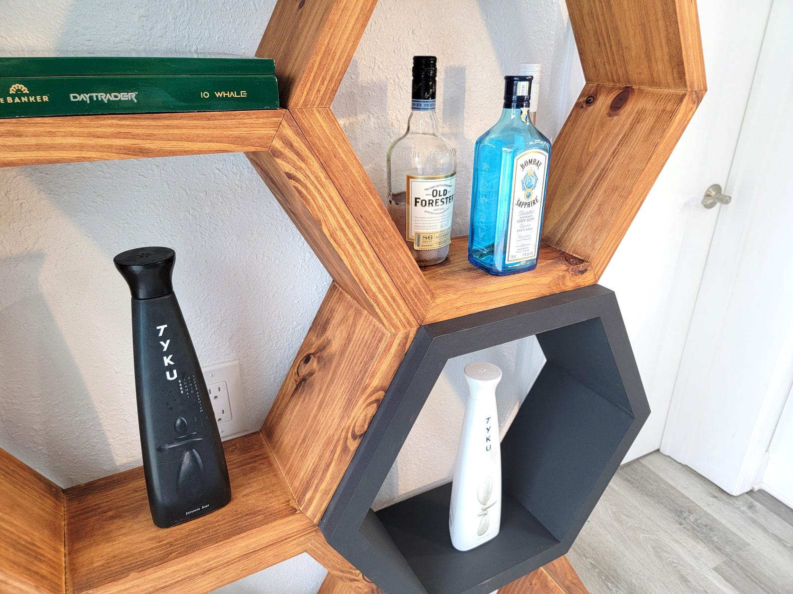 Bookshelf / Hexagon Bookcase / Build Plan - Etsy