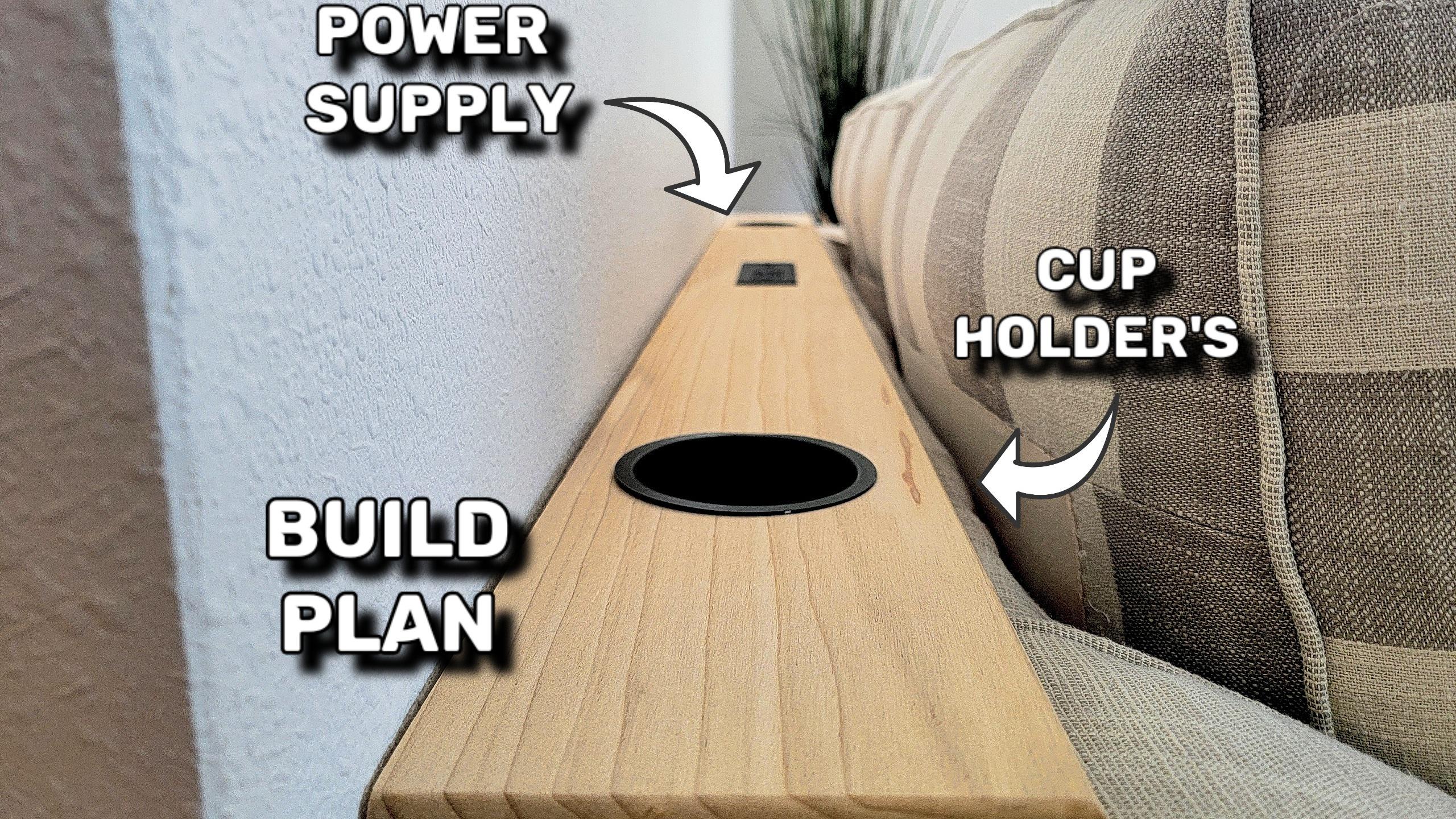 Behind Couch Shelf / Sofa Console Table / Build Plan / PDF Download - Etsy