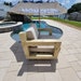 Rotating Outdoor Chair / Swivel Chair / Patio Furniture / Build Plan ...