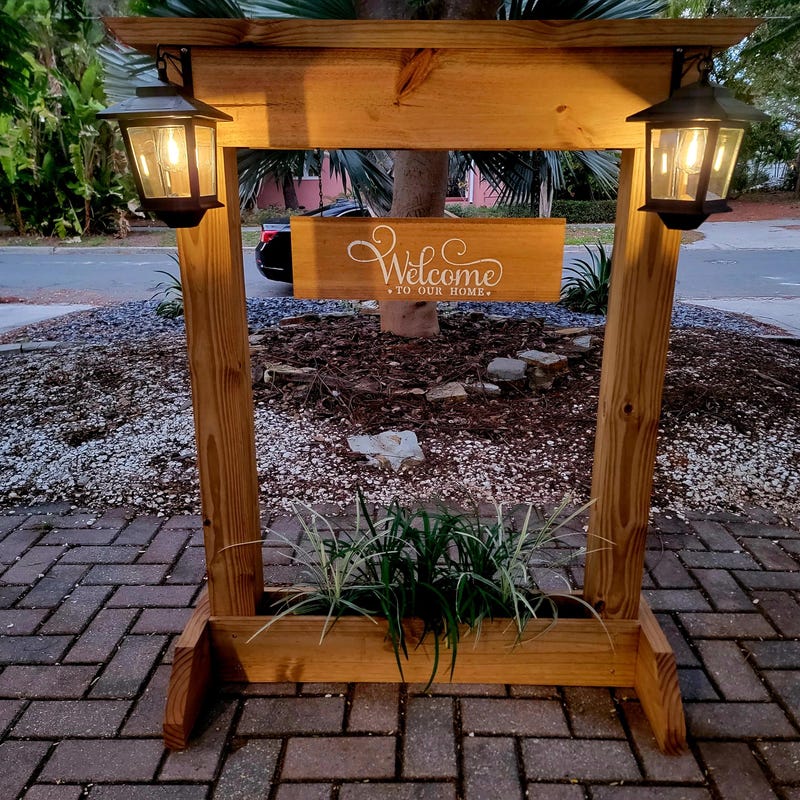 Welcome Sign Stand - Etsy