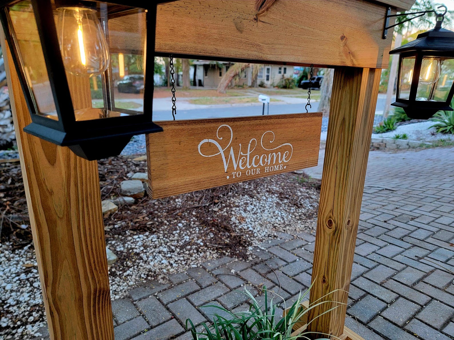 Welcome Plant Stand / Greeting's Stand / Welcome Sign / Build Plan - Etsy
