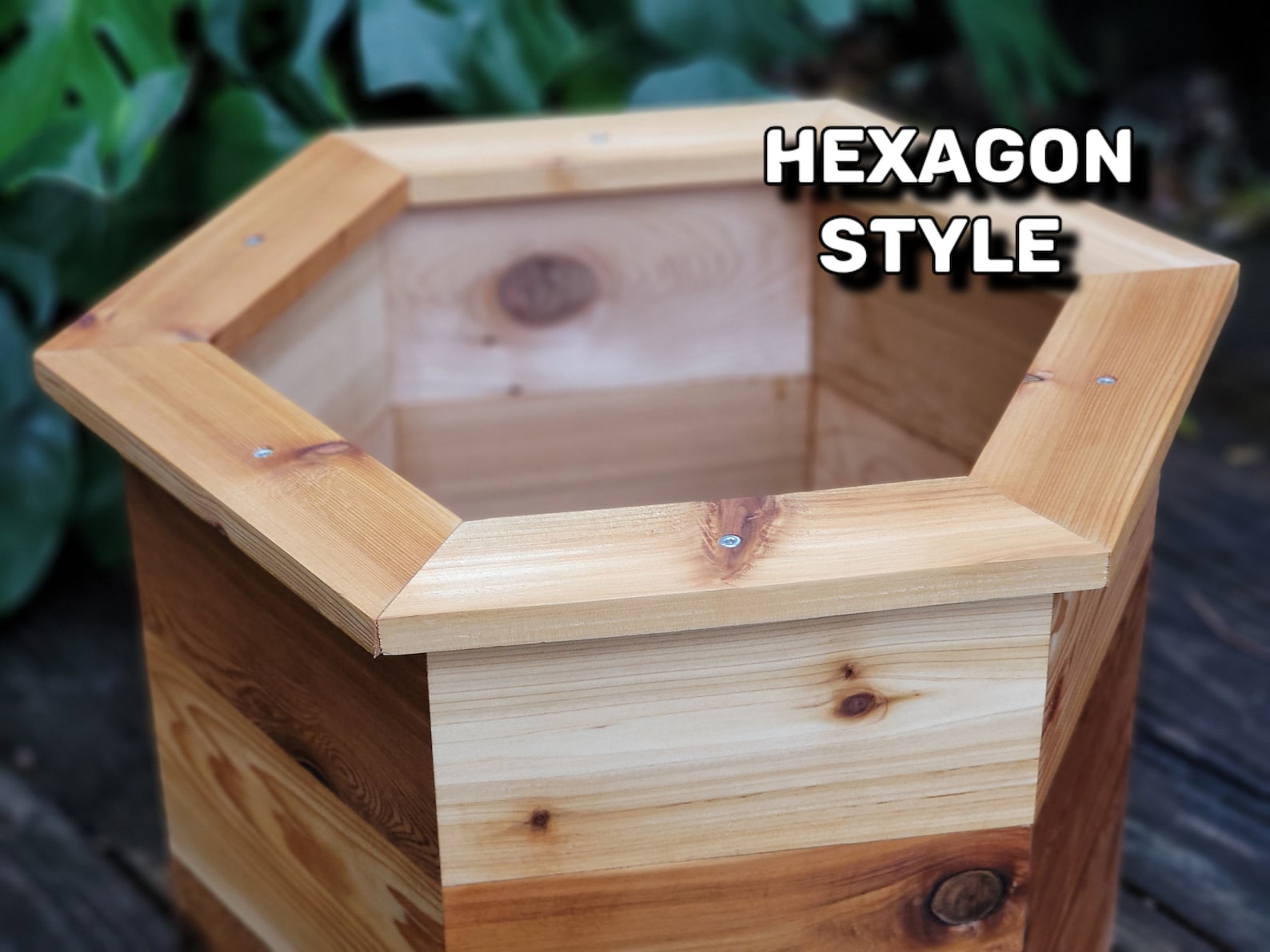 Plant Pot / Hexagon Plant Pot / Cedar Plant Pot / Build Plan / Digital ...