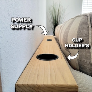 Behind Couch Shelf / Sofa Console Table / Build Plan / PDF Download - Etsy