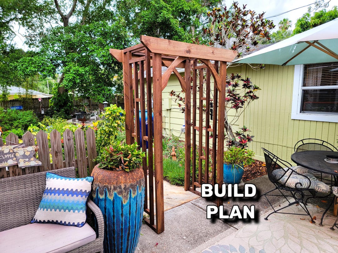 Arbor Trellis / Garden Arbor / Backyard Archway - Etsy