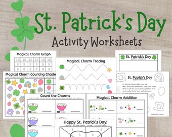 St. Patrick's Day Counting Worksheet, St. Patrick's Day Activity ...