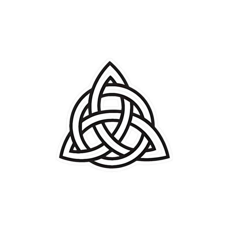 Irish Celtic Triquetra Knot Vinyl Decal - Etsy