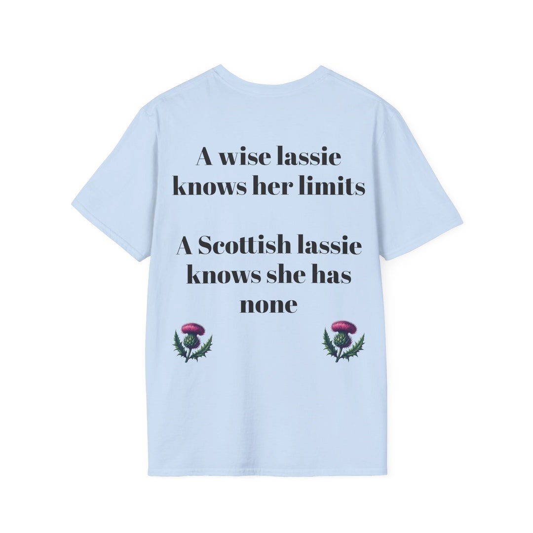 Scottish Lassie Softstyle T-shirt - Etsy