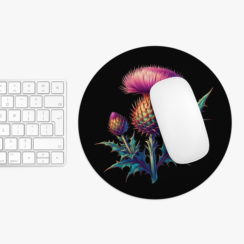 Scottish Thistle Mouse Pad - Etsy