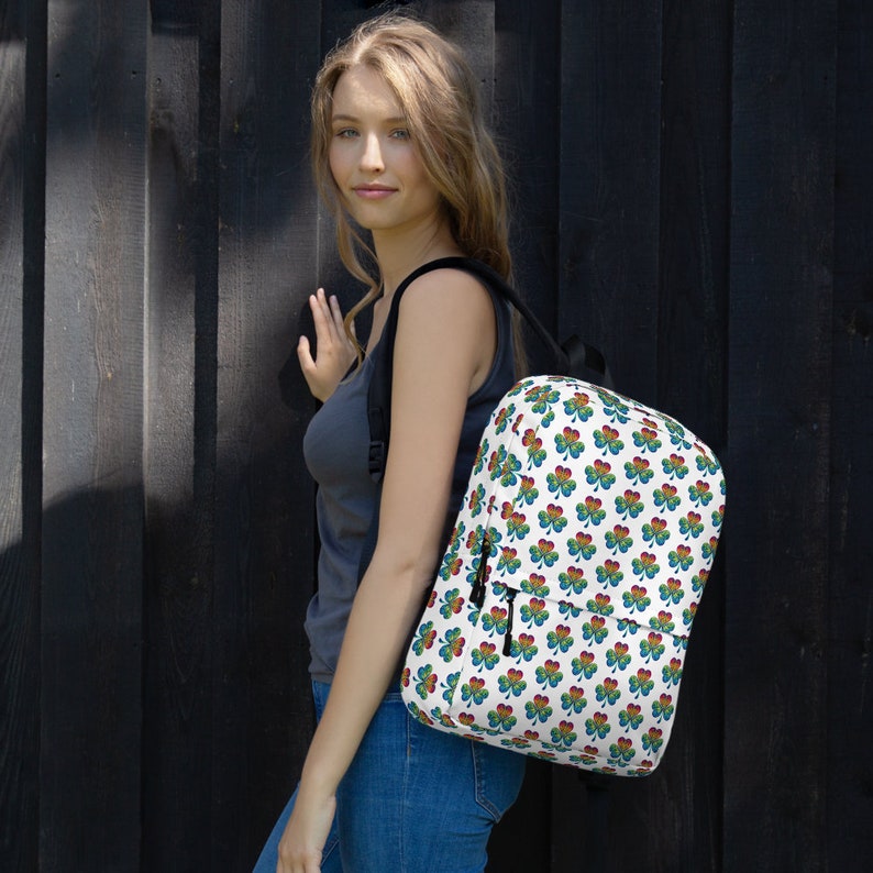 Irish Shamrock Backpack - Etsy