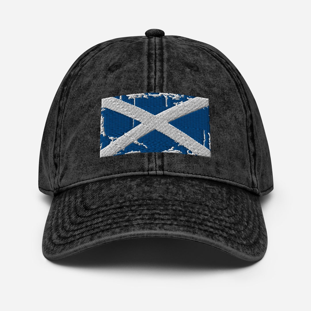 Scottish Flag (distressed) Vintage Cotton Twill Cap - Etsy