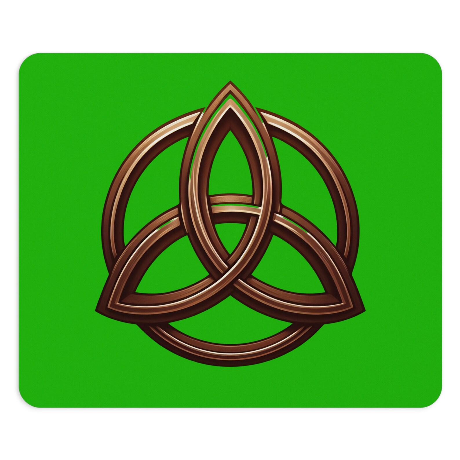 Celtic Triquetra Knot Mouse Pad (irish Green) - Etsy