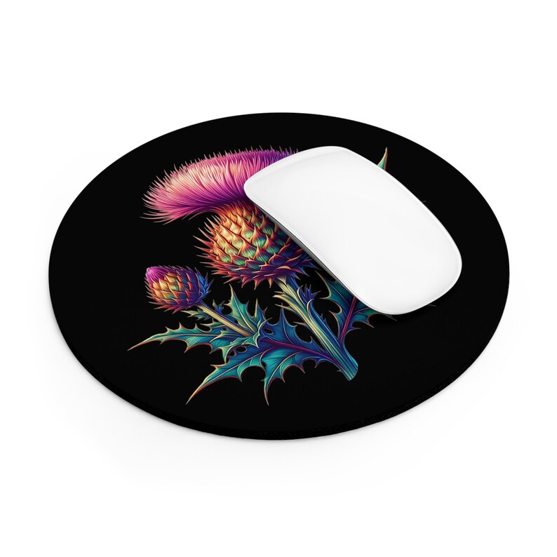 Scottish Thistle Mouse Pad - Etsy