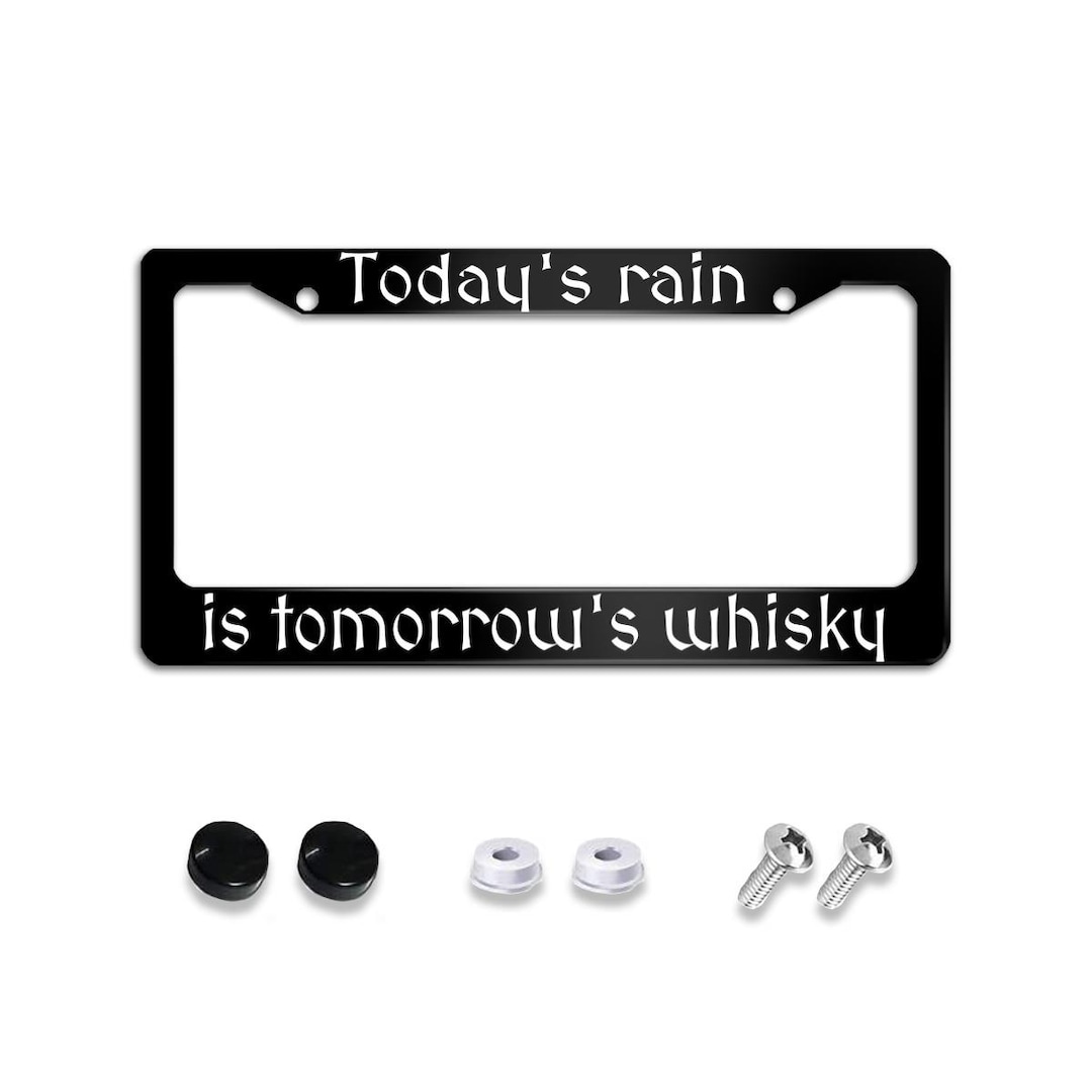 Scottish Whisky Proverb License Plate Frame - Etsy